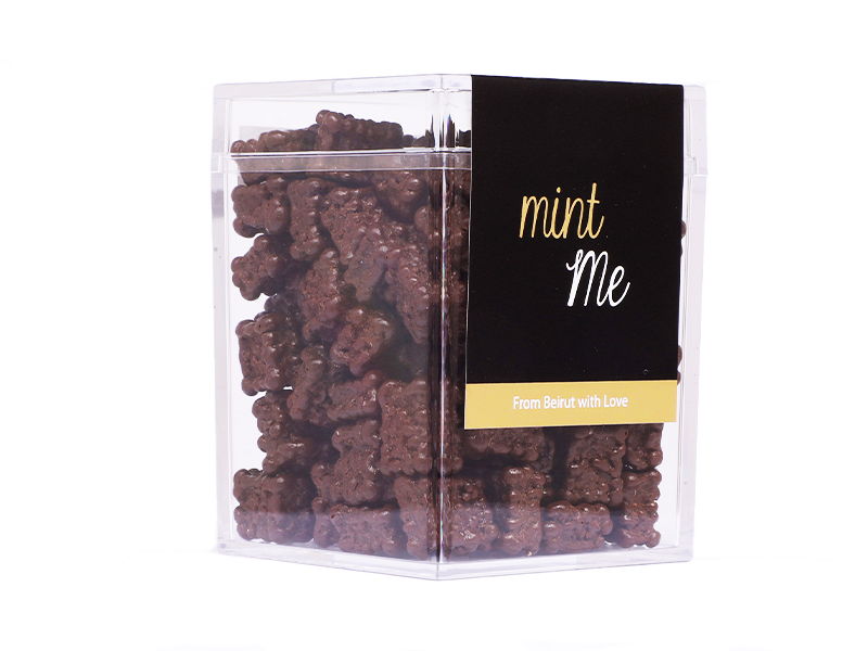Mint Me | 160g Mint Dipped In Dark Chocolate - Minbaladeh.world