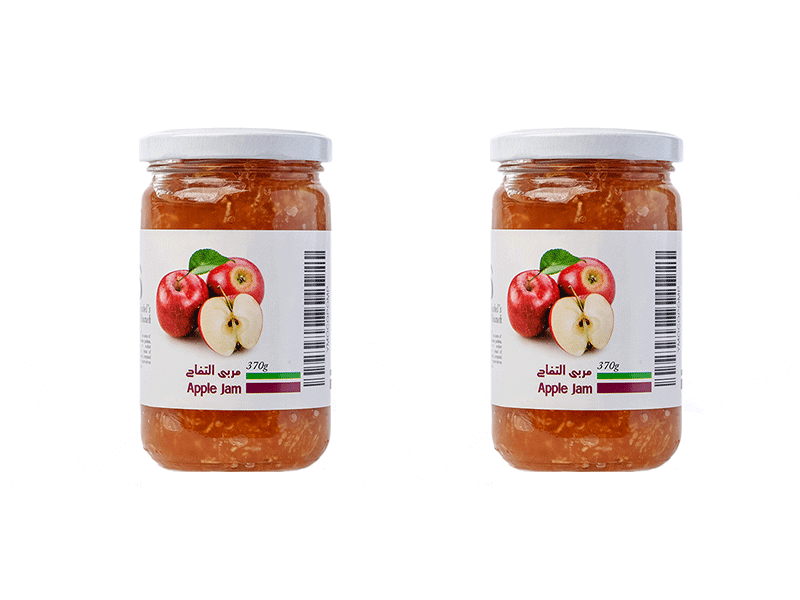 Apple Jam | Pack of 2 (370g x 2) - Minbaladeh.world