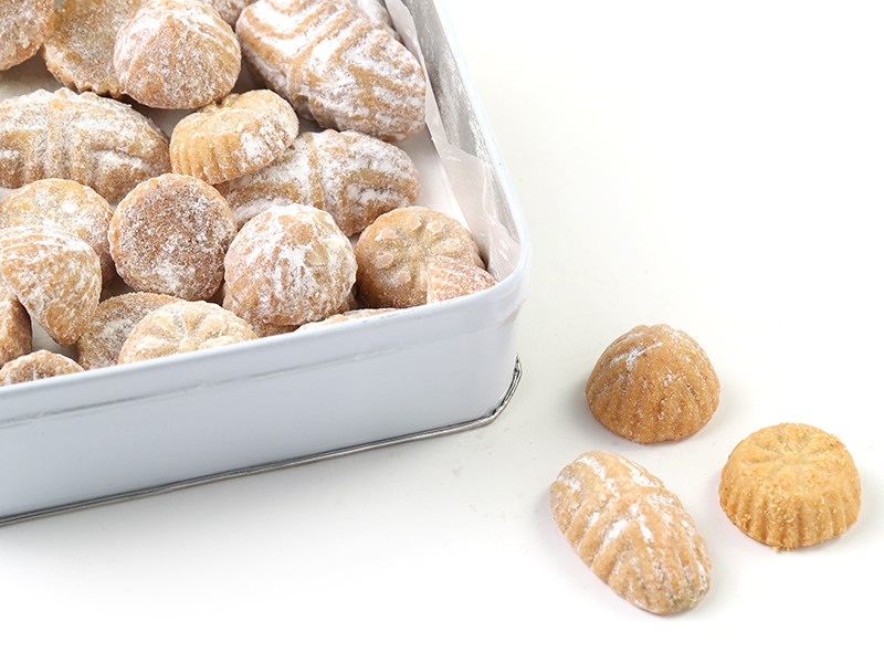 Maamoul Mix Walnut - Pistachio - Date | 400g - 21 pcs - Minbaladeh.world