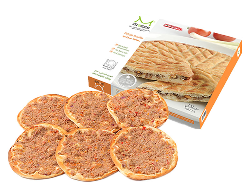 Beef Kebbeh Tray-600g + Adas B Hamod-400g + Pizza Bites - Vegetarian ...