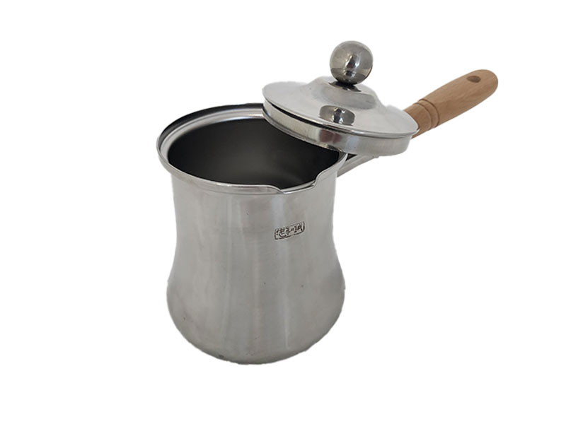 Traditional Coffee Pot - Raqwa| Stainless - Big - Minbaladeh.world